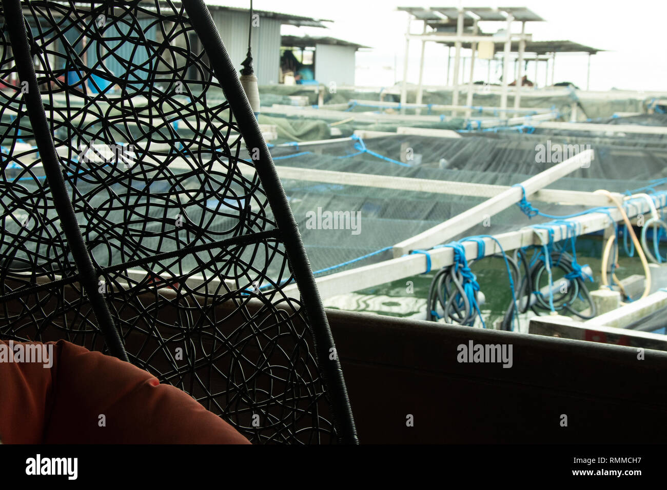 On the dock's Stock Photo - Alamy