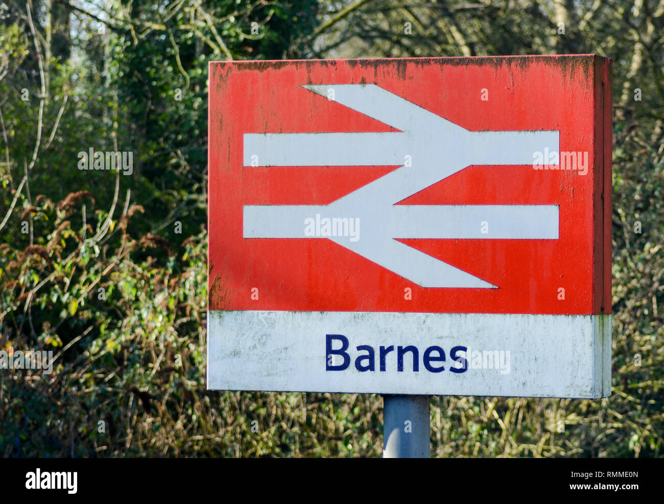 British Rail Station Sign Stock Photos & British Rail Station Sign ...