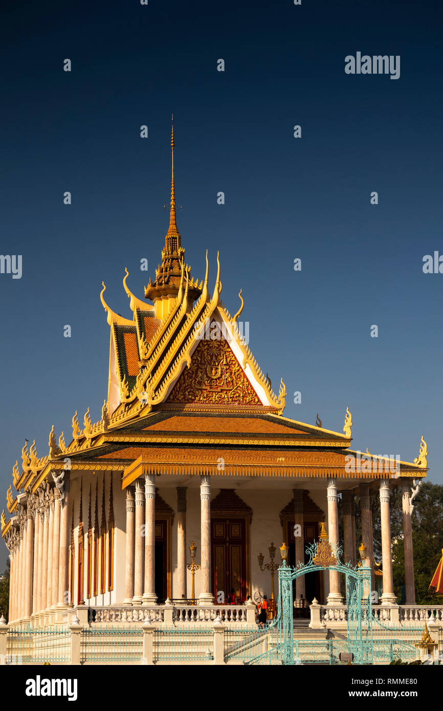 Cambodia, Phnom Penh, City Centre, Royal Palace, Temple of the Emerald ...