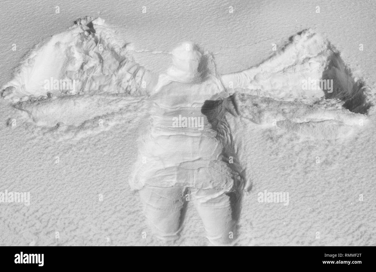 Snow Angel Clip Art Black And White