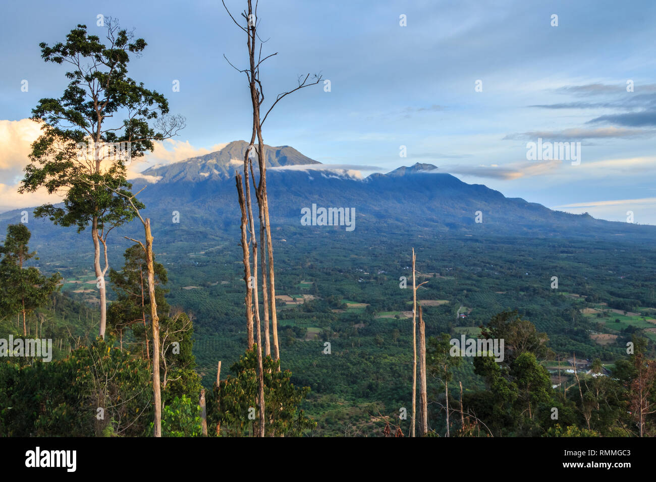 Mount Talamau and Mount Pasaman, West Pasaman, West Sumatra, Indonesia ...