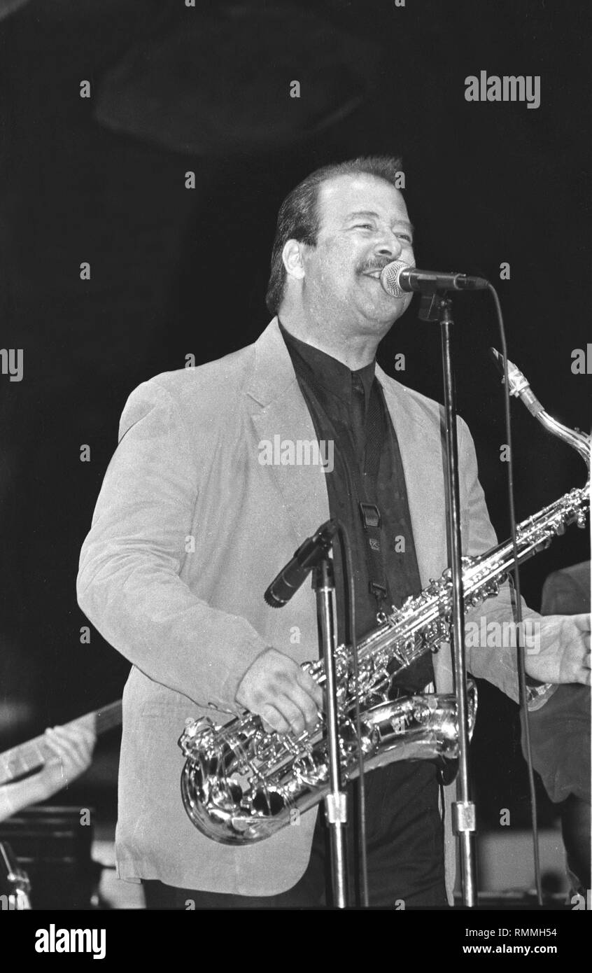 Saxophinst and singer Emilio "Mimi" Castillo with Tower of Power is ...