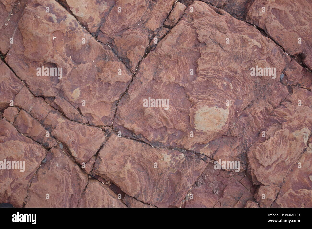 Conjugate Joints in Red Carboniferous Sandstone Exposed on the Fife ...