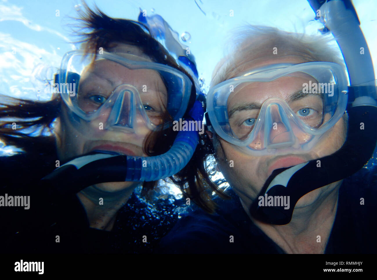Wearing a snorkel hi-res stock photography and images - Alamy
