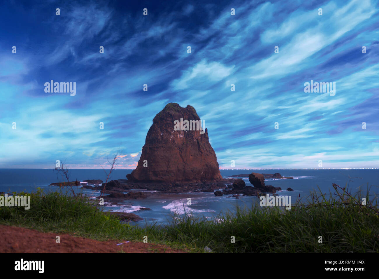 Papuma beach, Jember, East Java, Indonesia Stock Photo - Alamy