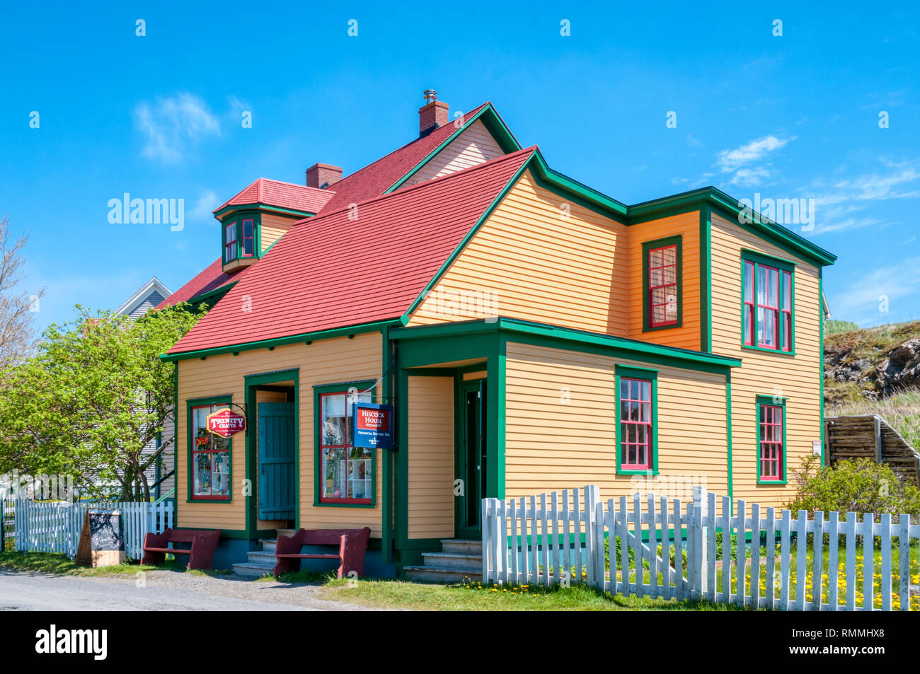 The Hiscock House, a Provincial Historic Site in Trinity, Newfoundland ...
