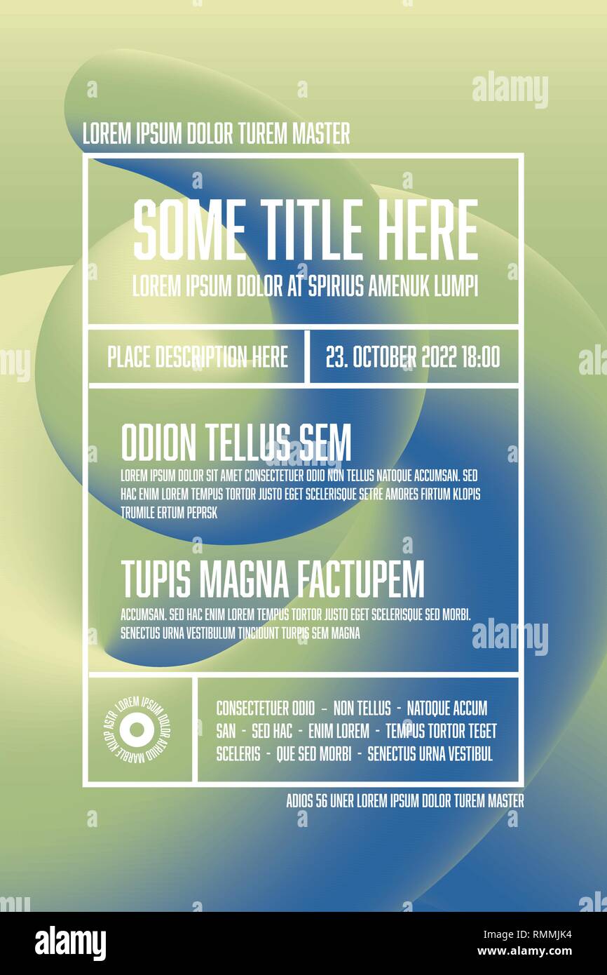 Sample Poster Template