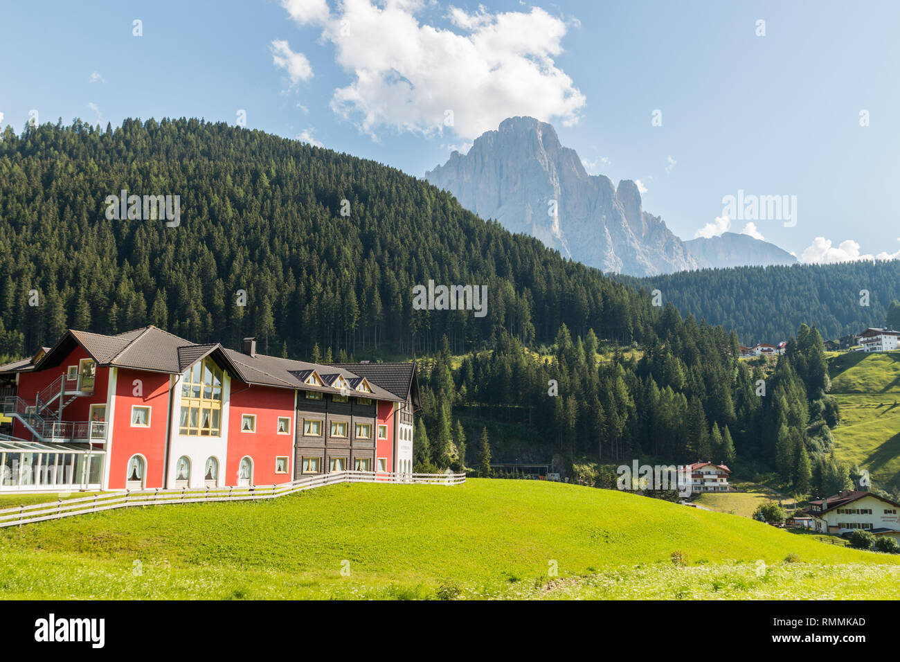 Glimpse of Selva di Val Gardena, Wolkenstein in Gröden, Val Gardena ...