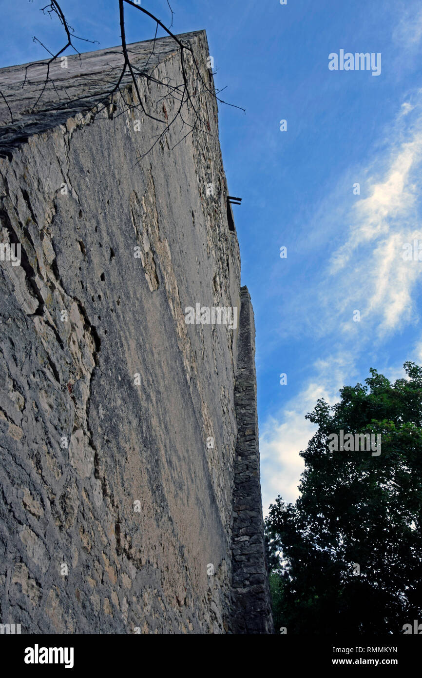 The ruins of a watch tower at the Almás castle (Almașului castle ...