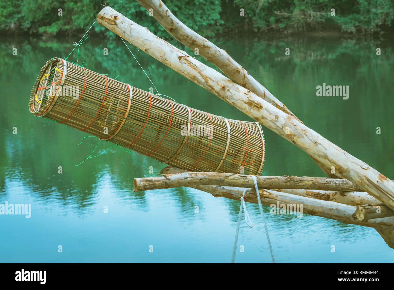 Bamboo Fish Trap High Resolution Stock Photography and Images - Alamy