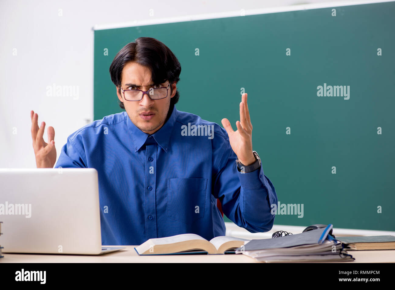 College professor angry student hi-res stock photography and images - Alamy