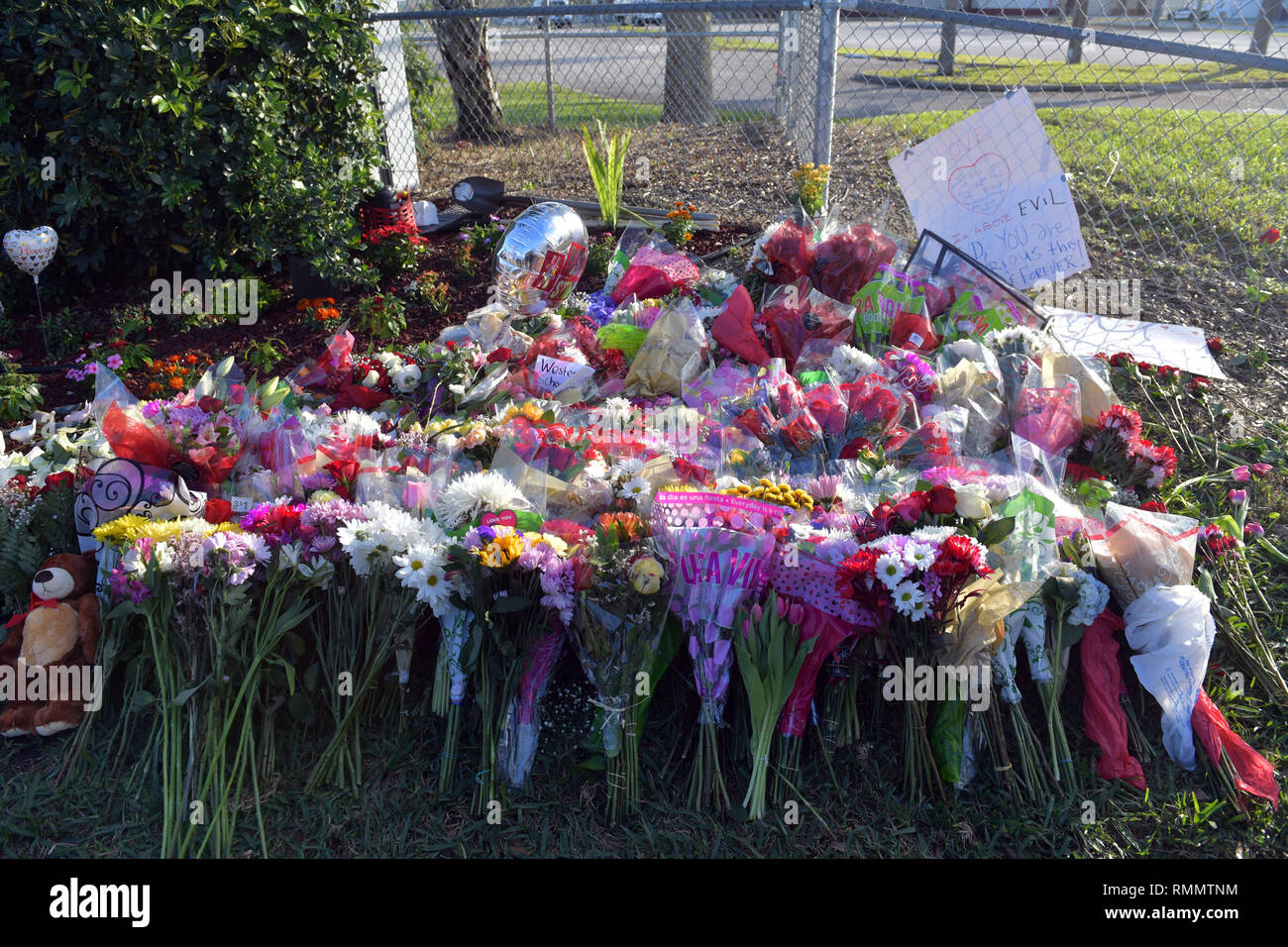 PARKLAND, FL - FEBRUARY 14: Parkland Victims Remembered On One Year ...
