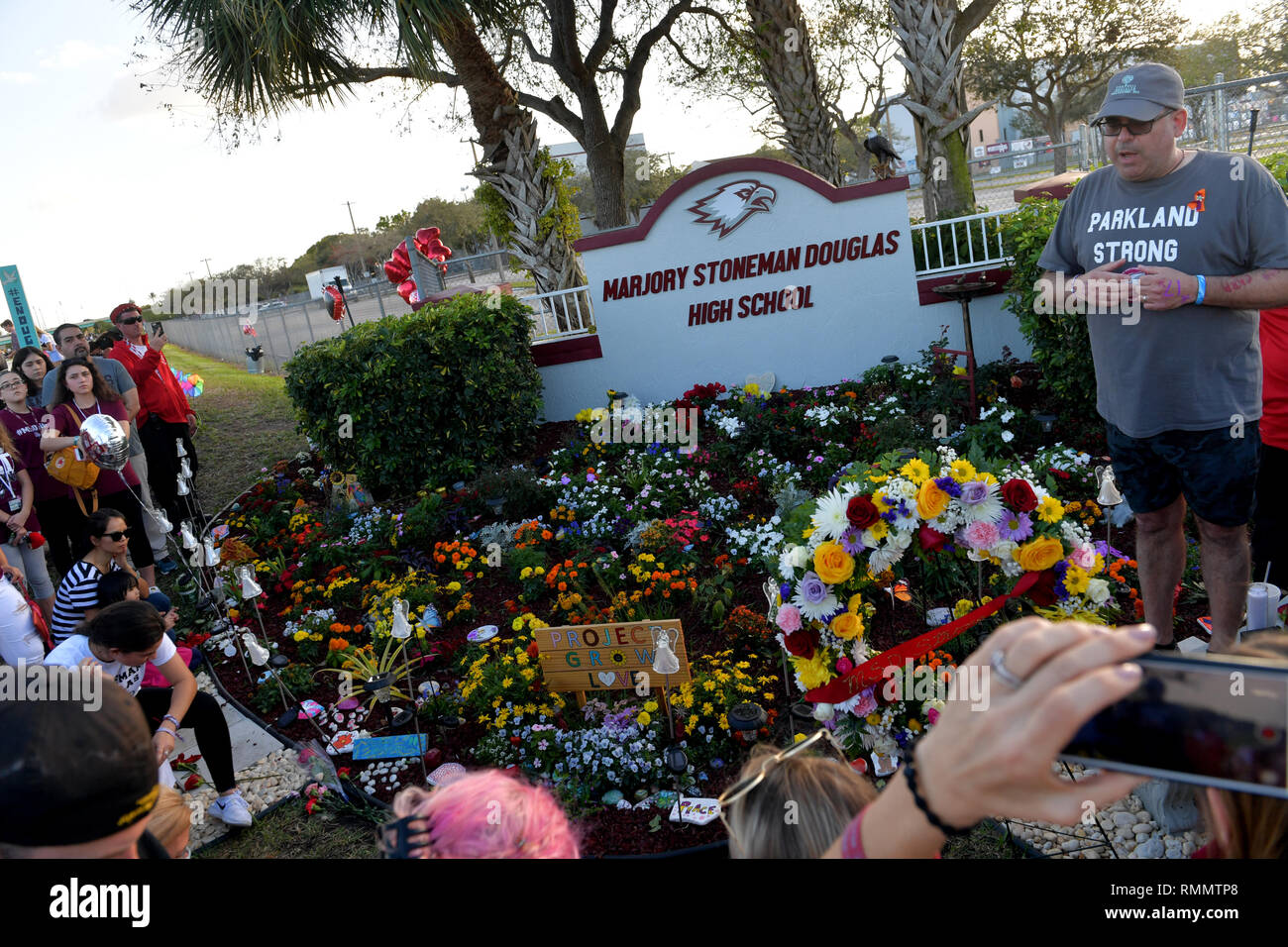 PARKLAND, FL - FEBRUARY 14: Parkland Victims Remembered On One Year ...