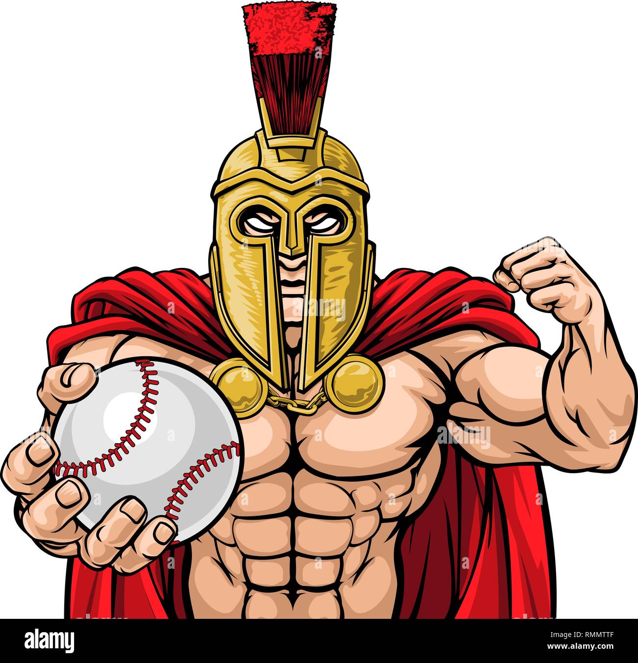 Spartan Trojan Baseball Sports Mascot Stock Vector Image & Art - Alamy