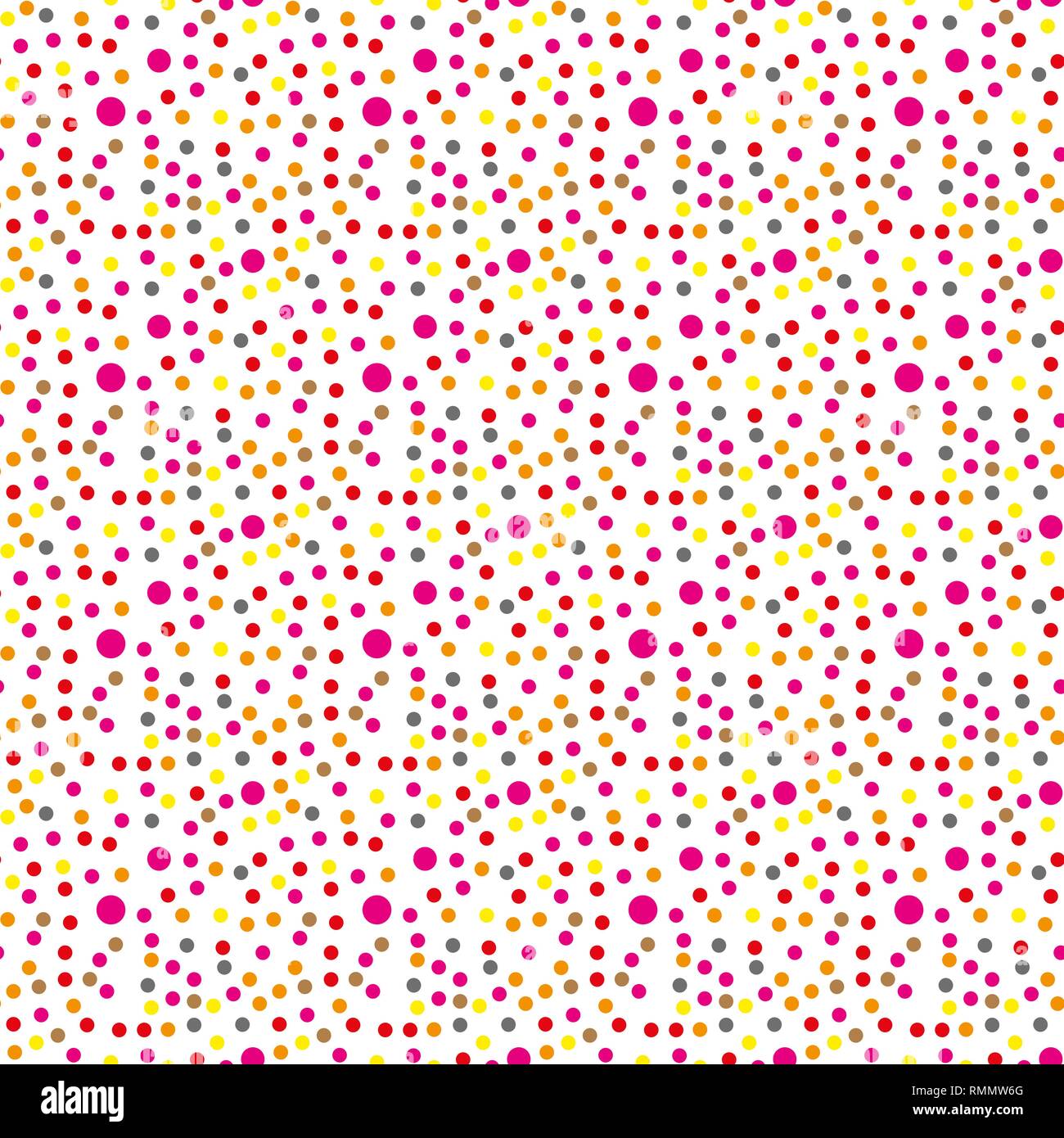 Seamless pattern. Multi-colored circles on a white background. Texture. Vector Stock Vector ...