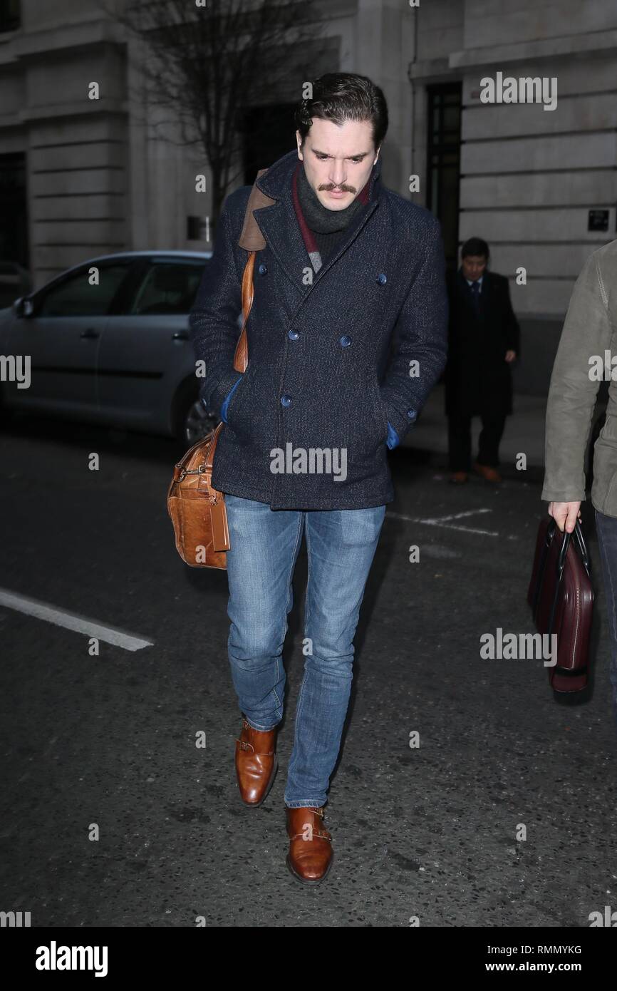 Kit Harington seen leaving Radio 2 after doing radio interview ...