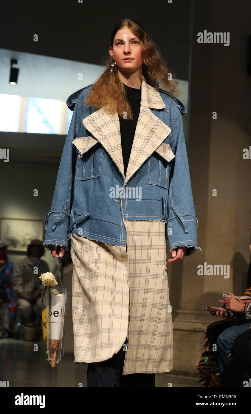Models on the catwalk during the Jamie Wei Huang Autumn/Winter 2019 ...