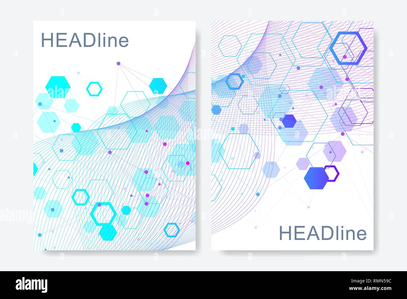 Modern vector templates for brochure, cover, banner, flyer, annual ...