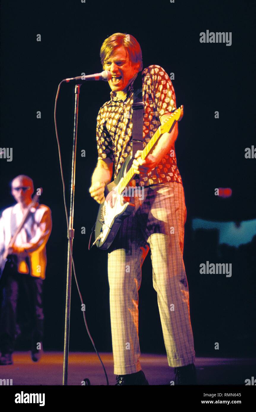 Ac/Dc guitarist Angus Young is shown performing "live" in concert at ...