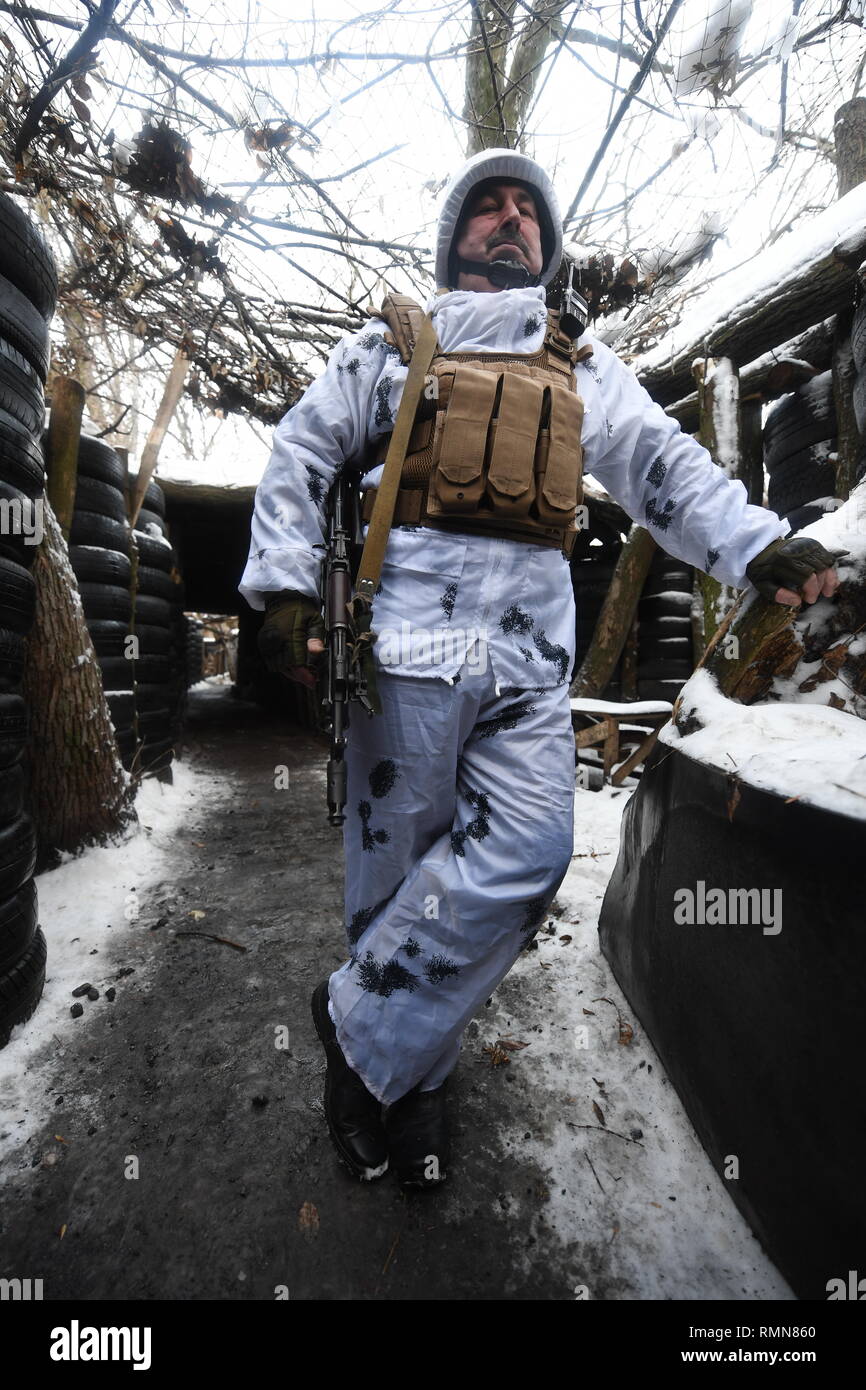 DPR Shakhtyorsk Division Captain and ex-coal miner, called name, Baikal ...