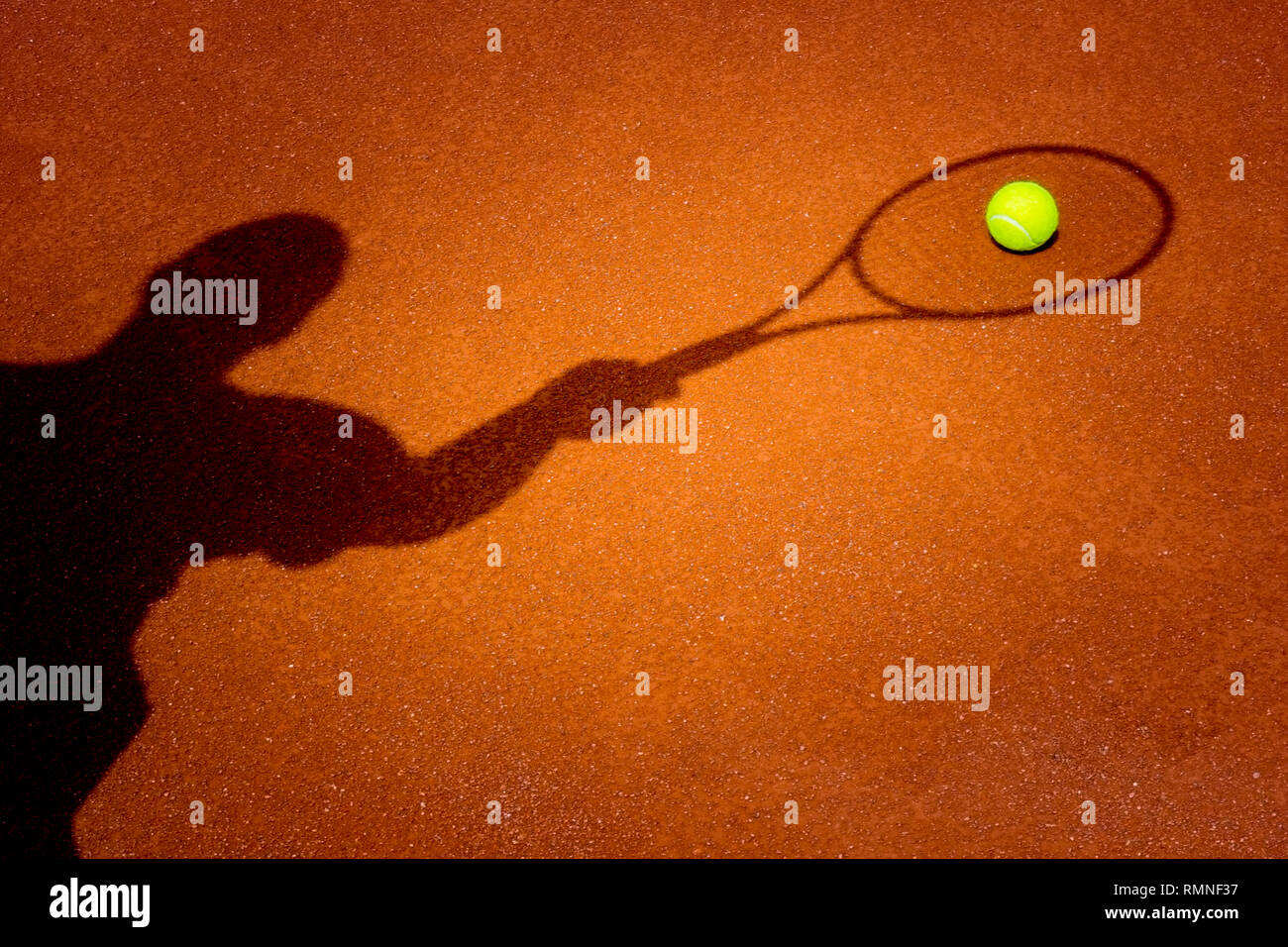 Tennis racket shadow hi-res stock photography and images - Alamy