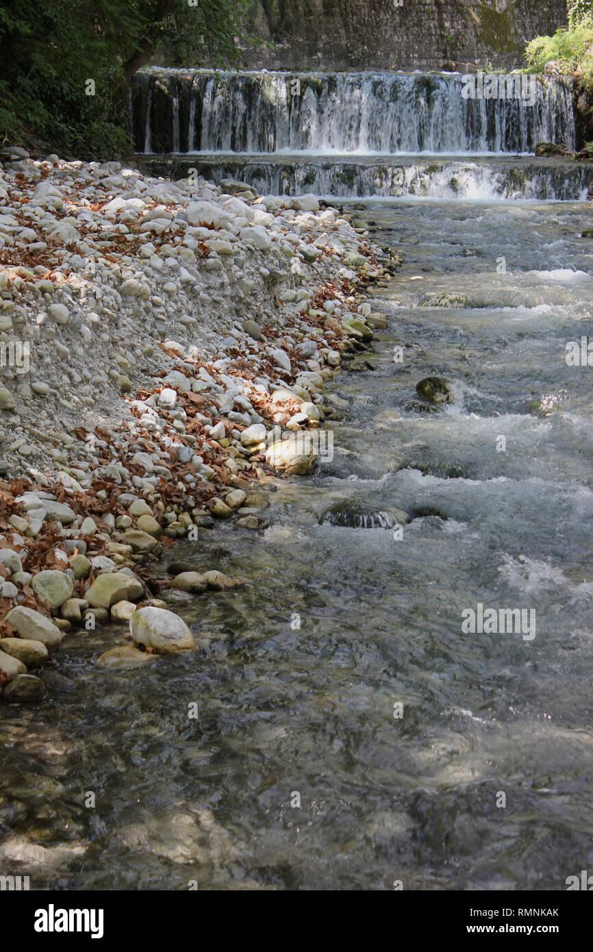 River and Springs in Pozar Thermal Baths Aridaia Greece Stock Photo - Alamy