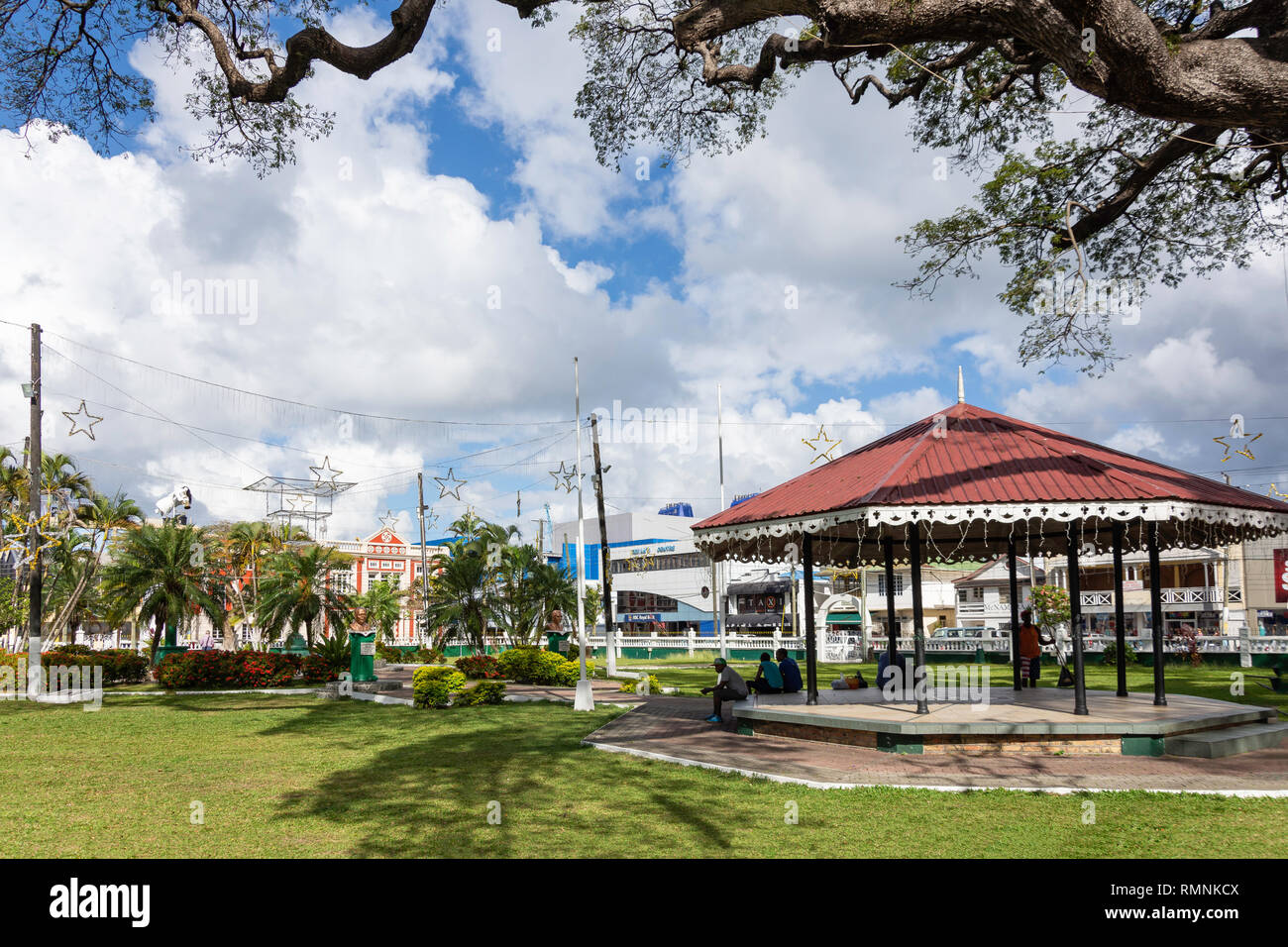 Saint lucia derek walcott square hi-res stock photography and images ...