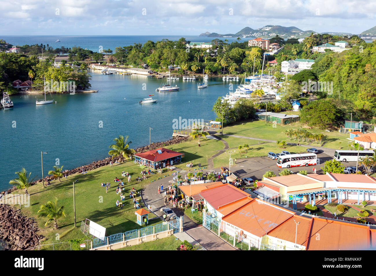 St lucia pointe seraphine hi-res stock photography and images - Alamy