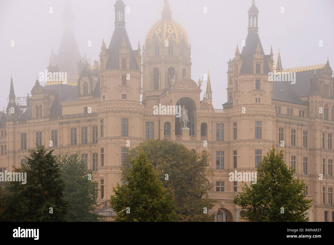 Schwerin, Schloss, Landtag, Landeshauptstadt, Mecklenburg-Vorpommern ...