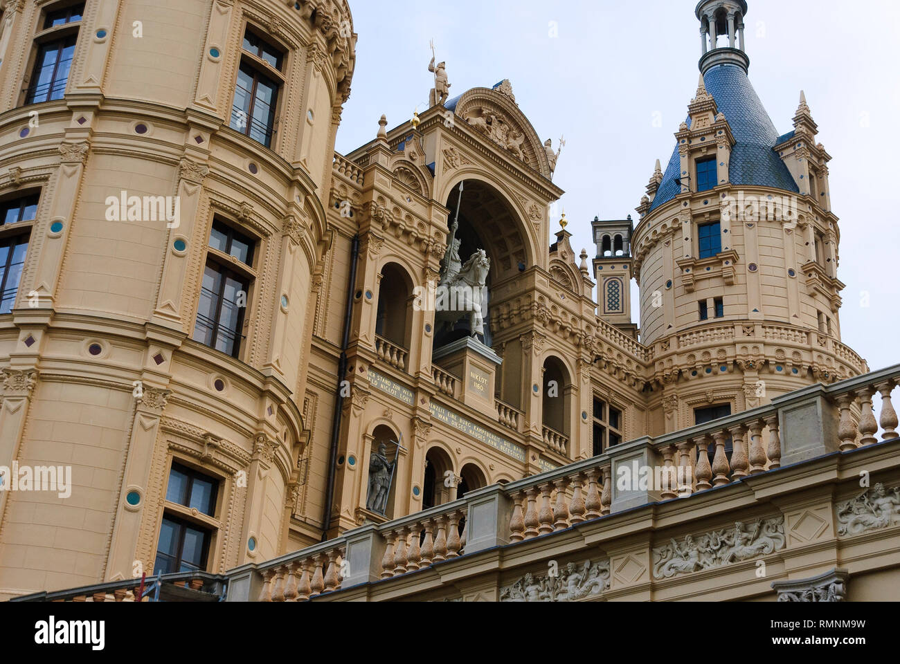 Schwerin, Schloss, Landtag, Landeshauptstadt, Mecklenburg-Vorpommern ...