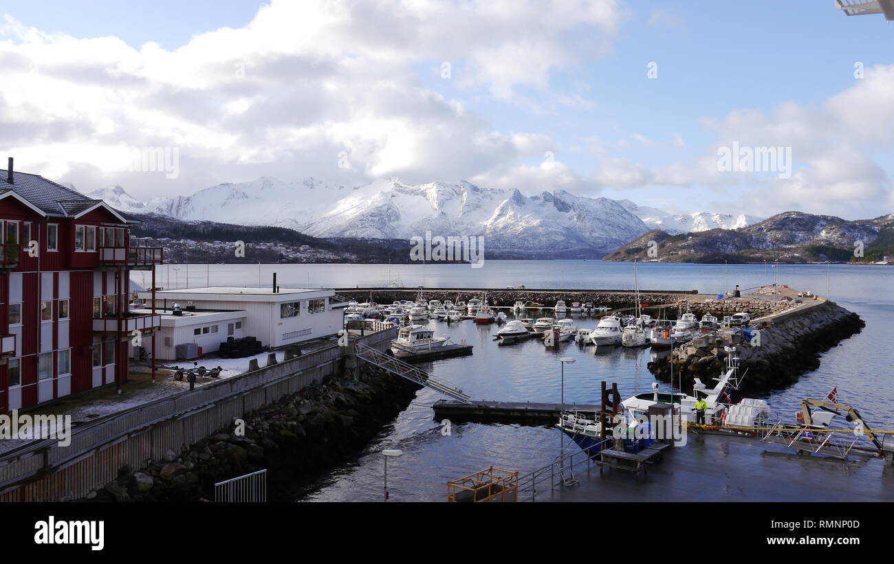 Sunny arctic view, Norway Stock Photo - Alamy