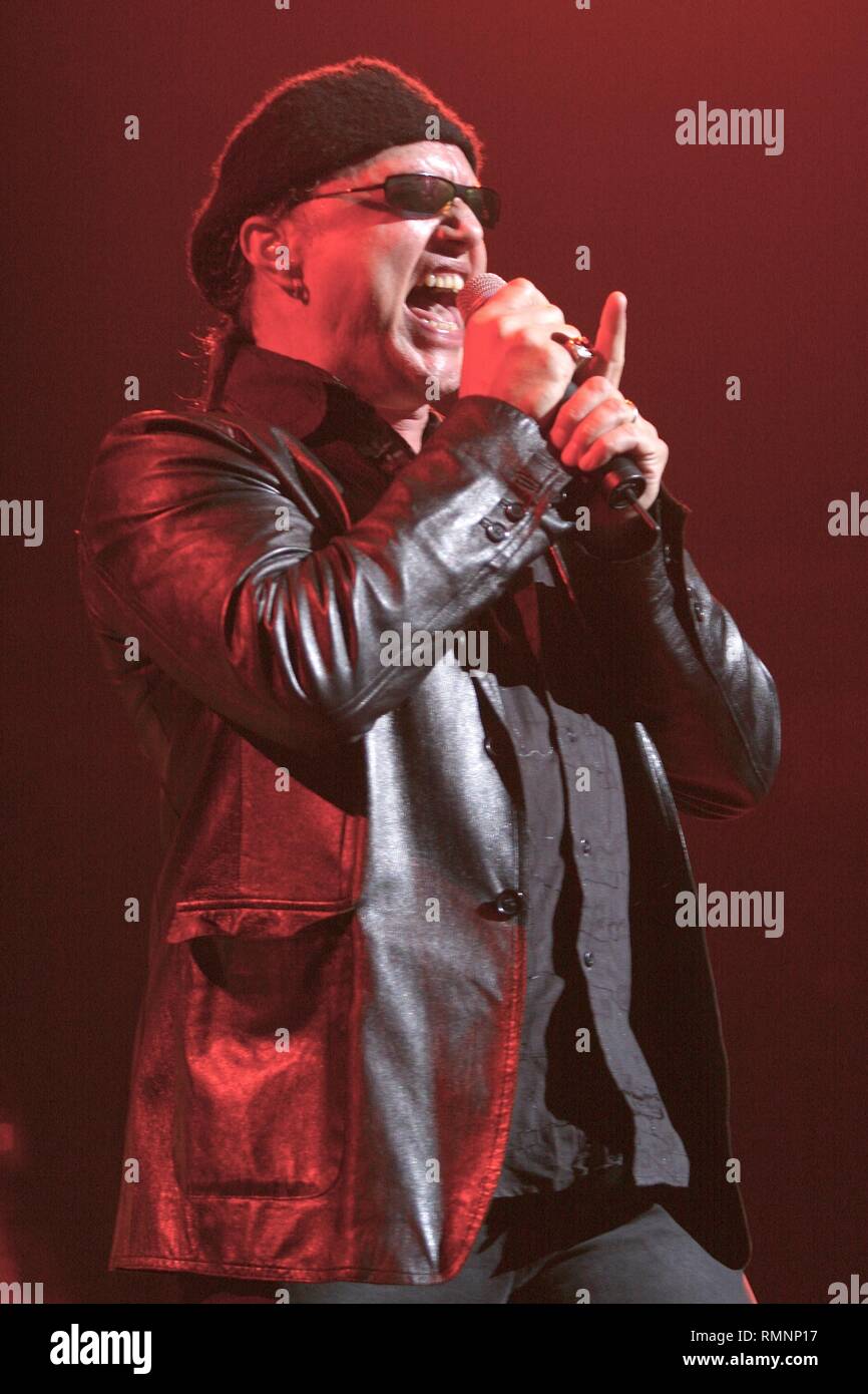 Singer Geoff Tate of the progressive heavy metal band Queensryche is ...