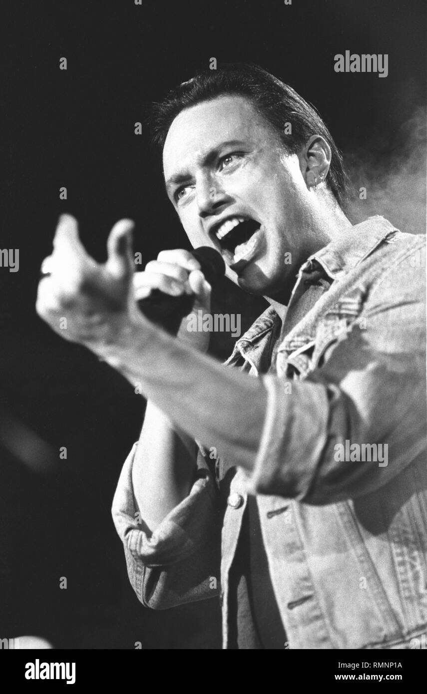 Singer Geoff Tate of the progressive heavy metal band Queensryche is ...