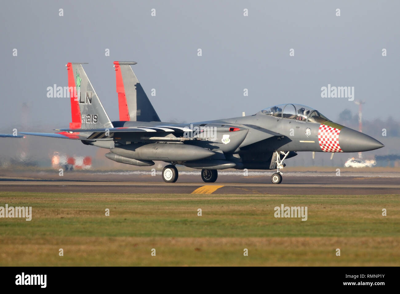 The first F-15E Strike Eagle with the 48th Fighter Wing at RAF ...