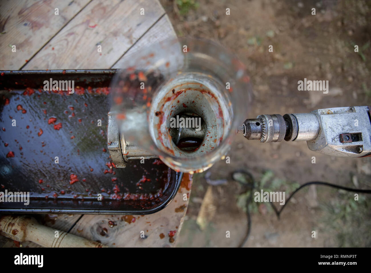 Traditional drilling hi-res stock photography and images - Alamy