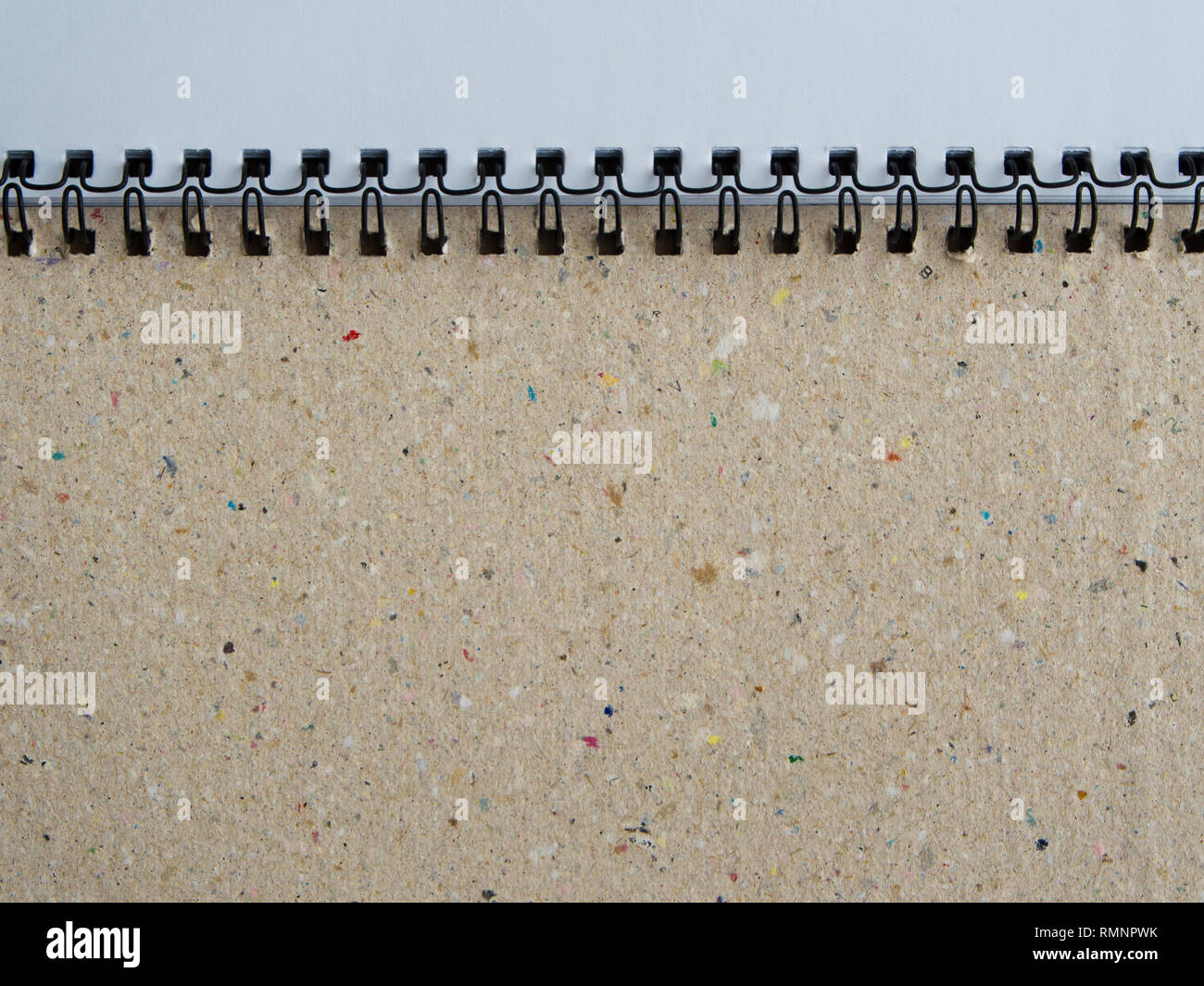 Recycle cardboard paper made to cover of drawing book Stock Photo - Alamy