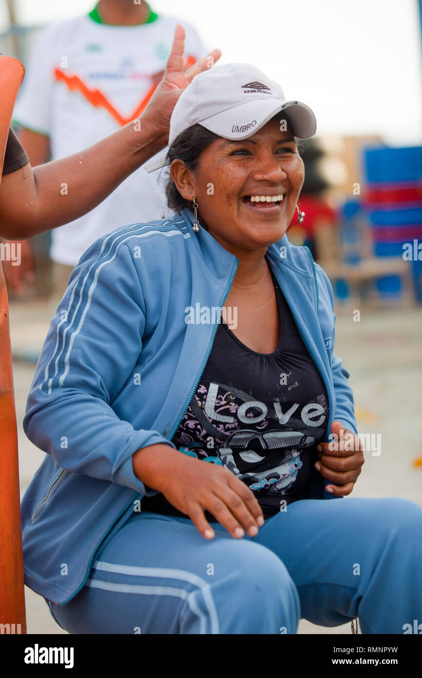 Ica's fish market in Peru Stock Photo - Alamy