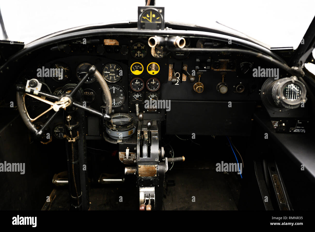 Avro anson interior hi-res stock photography and images - Alamy