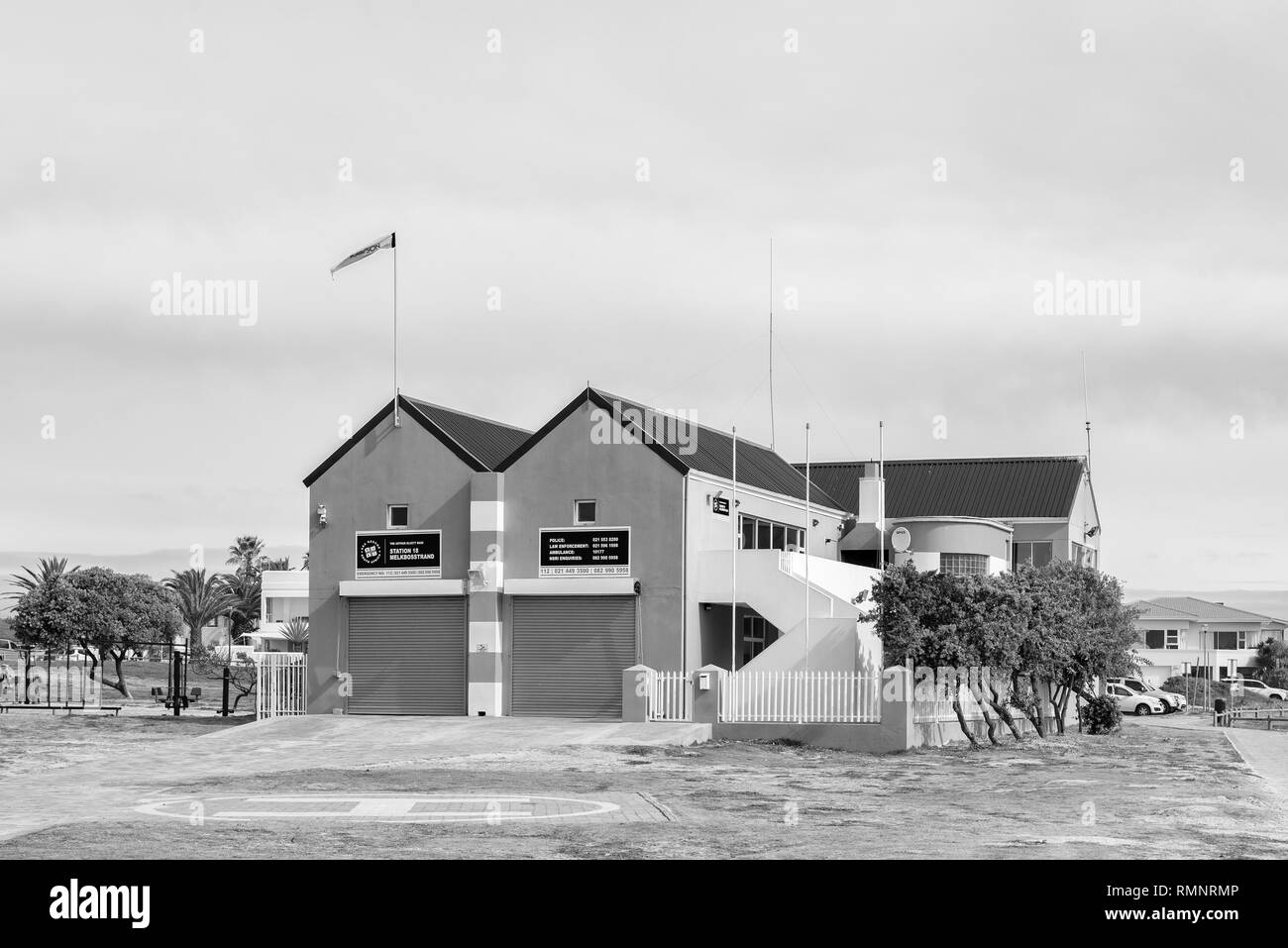 MELKBOSSTRAND, SOUTH AFRICA, AUGUST 19, 2018: The building of the ...