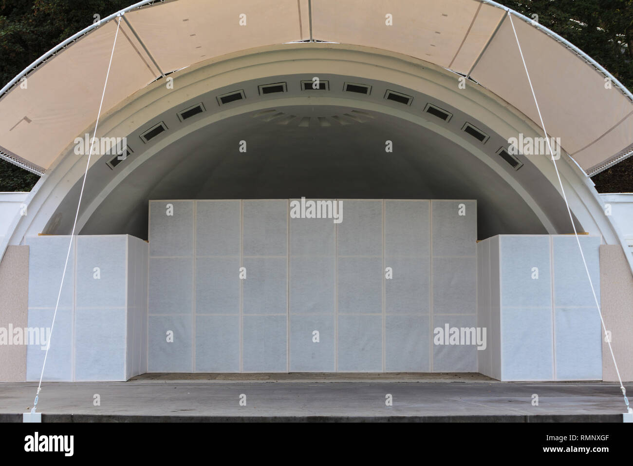 Outside theatre in centurm city. Stage culture open air Stock Photo - Alamy