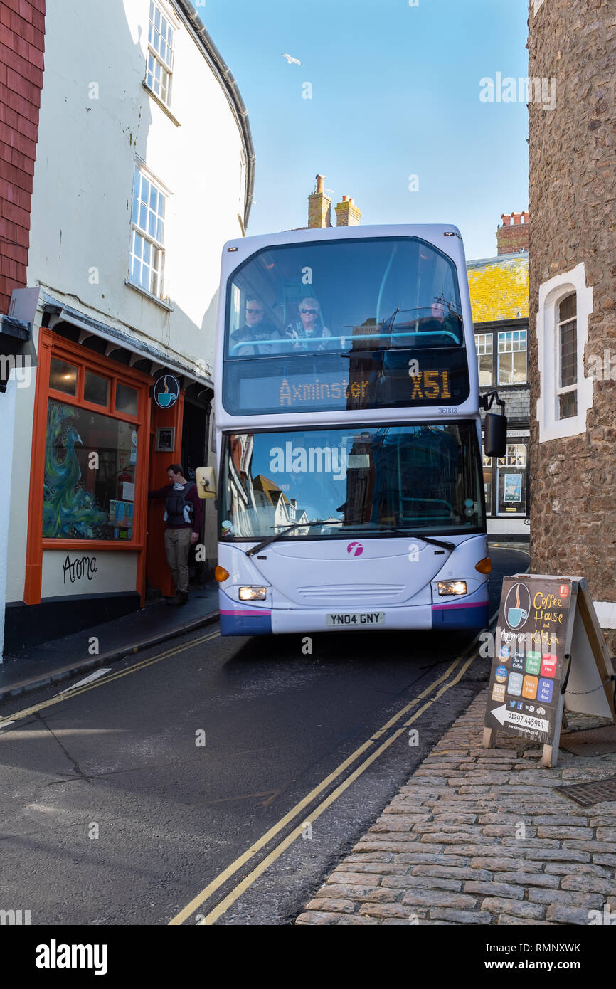 Blue double decker bus on hi-res stock photography and images - Alamy