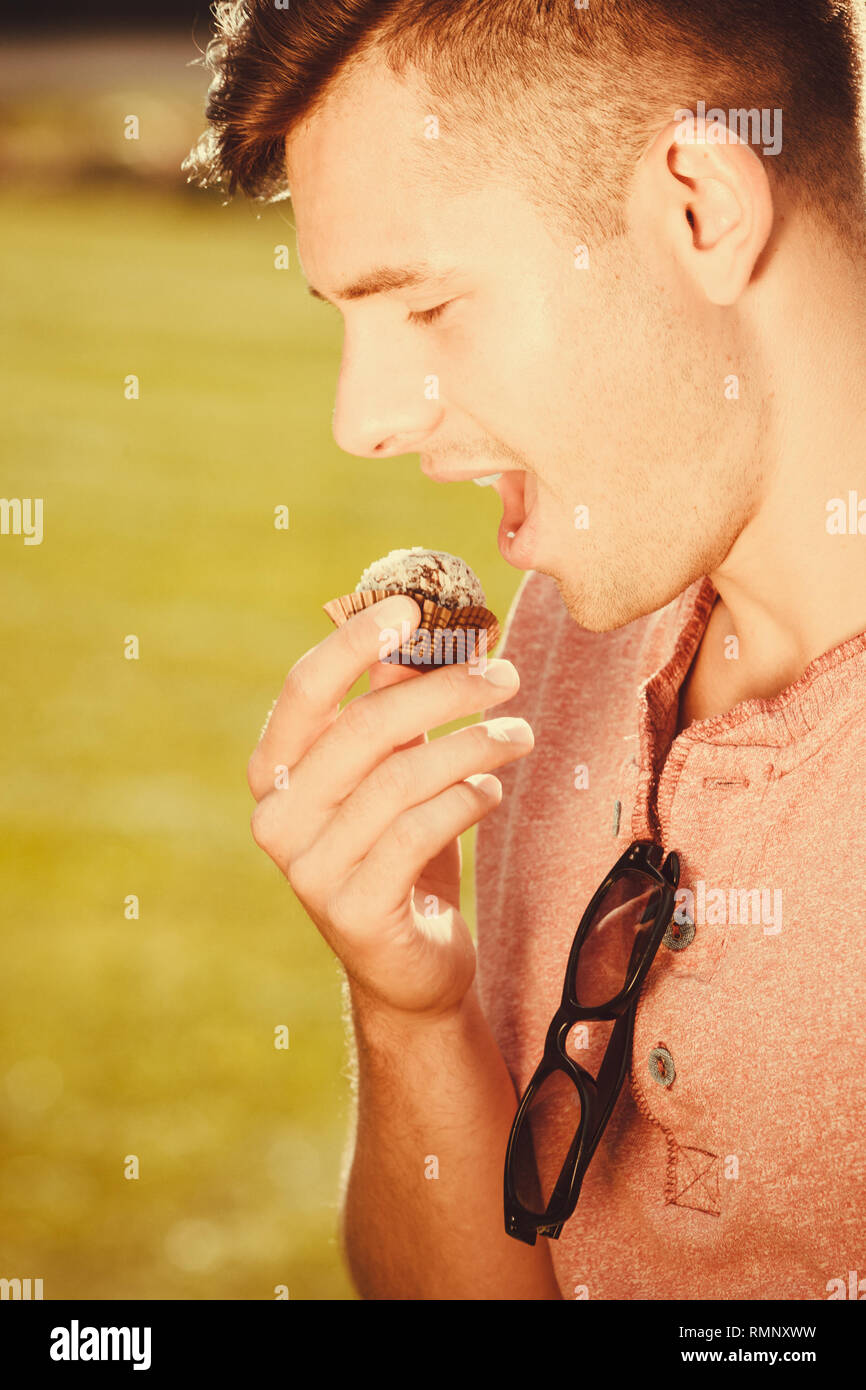 Sneaking dessert hi-res stock photography and images - Alamy