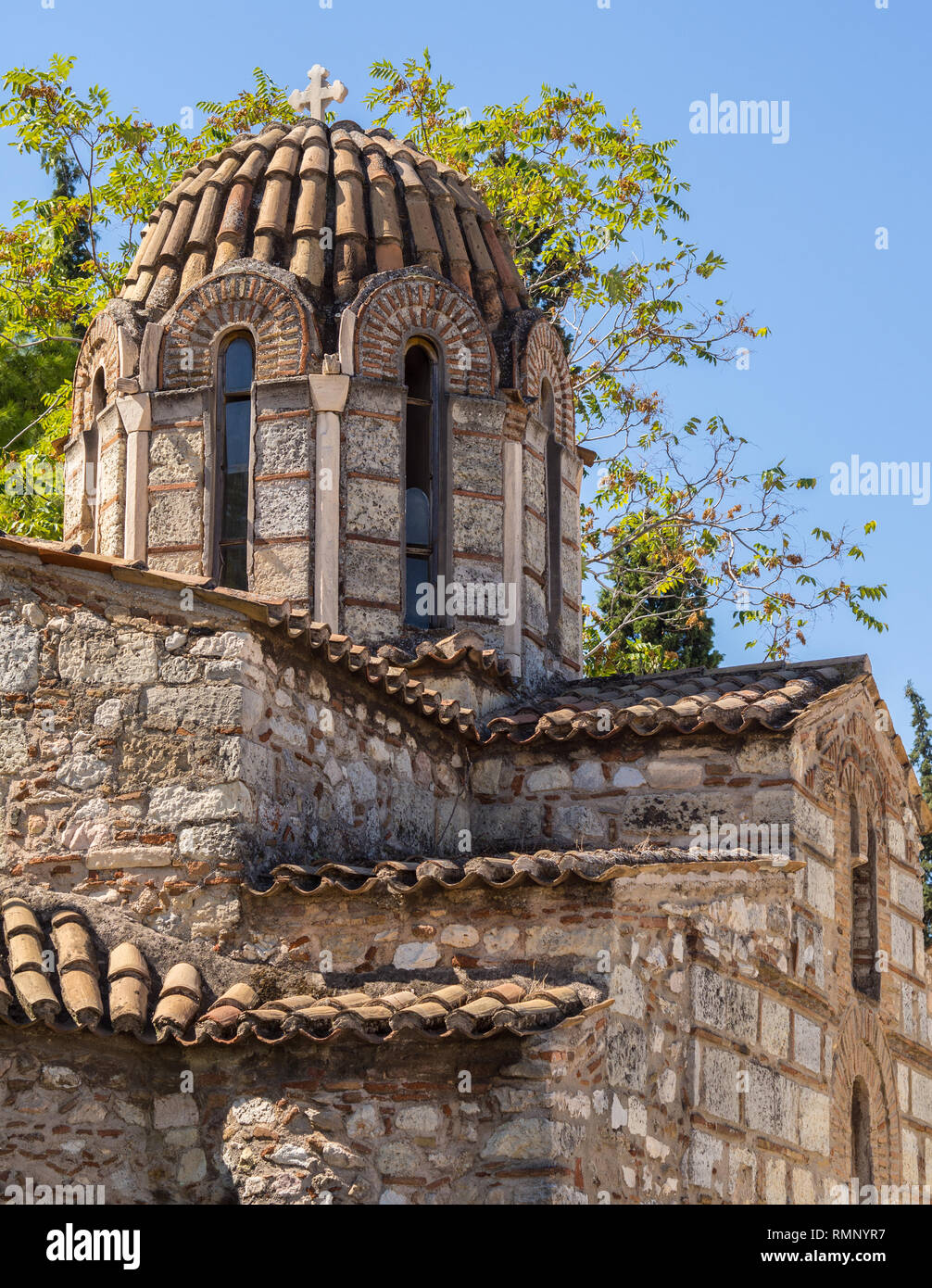 church plaka Athens Stock Photo - Alamy