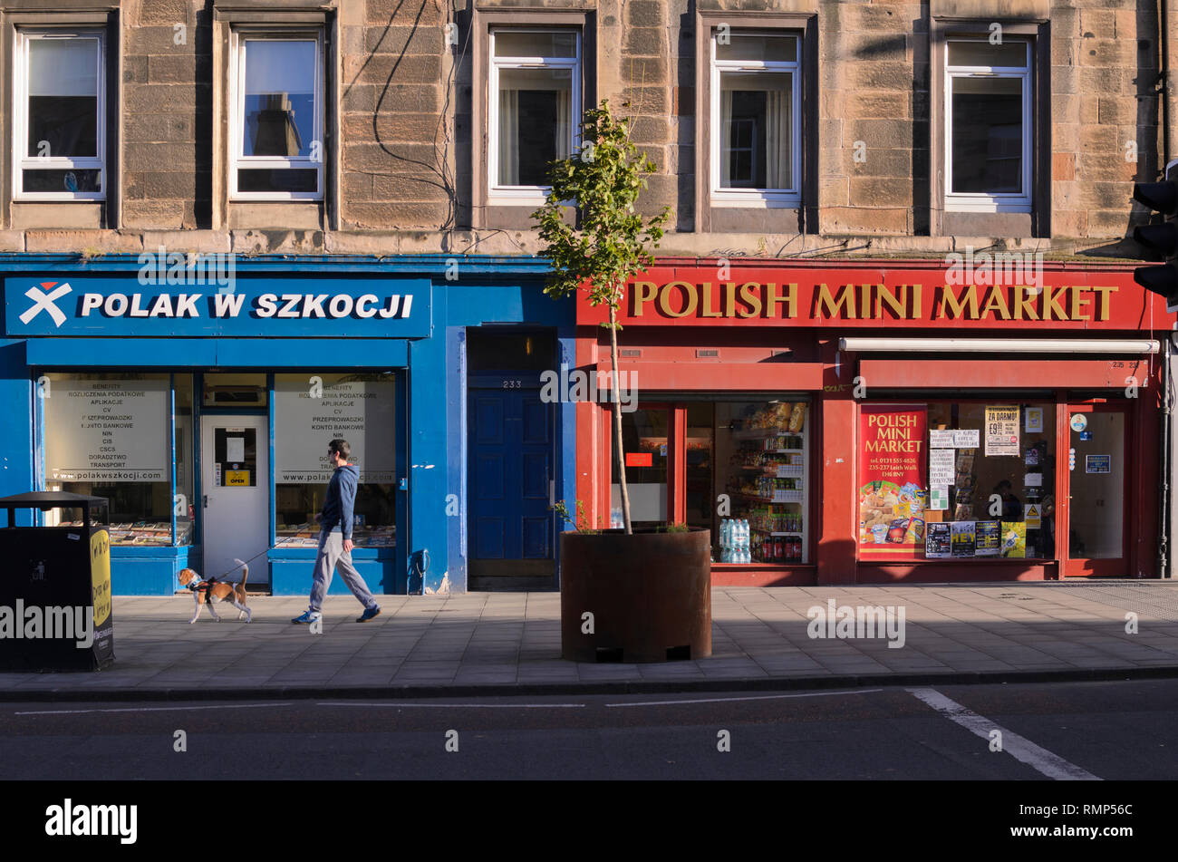 Polish community uk shop hi-res stock photography and images - Alamy