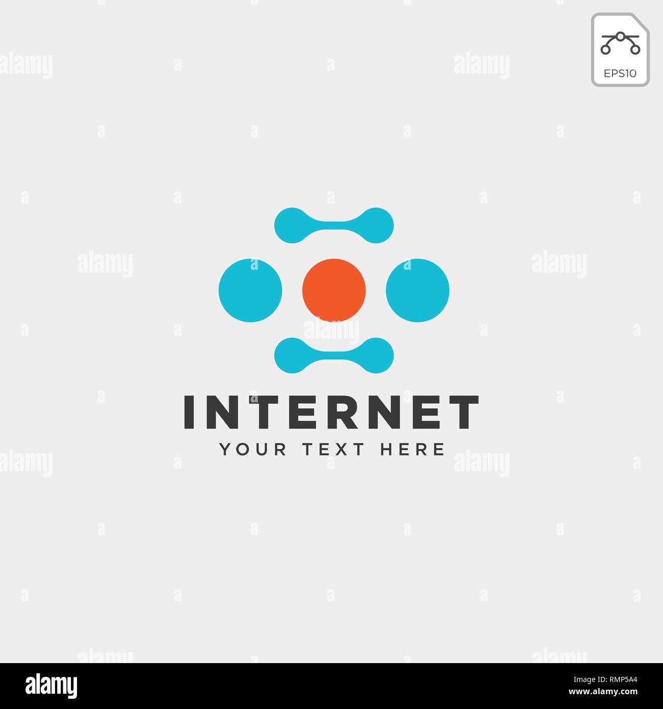 connection communication creative logo template vector illustration ...