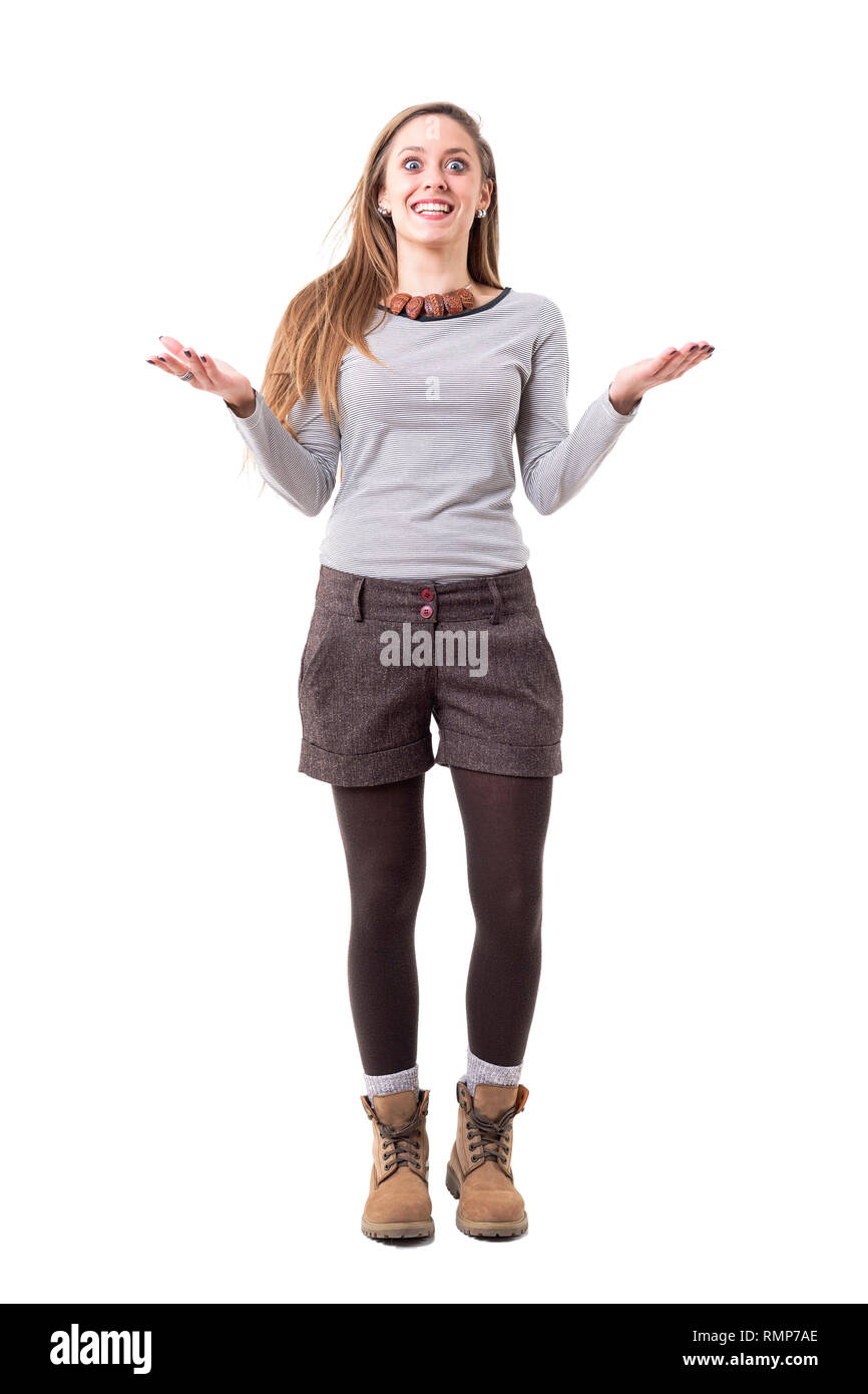 Angry expressive woman yelling while explaining and gesticulating ...