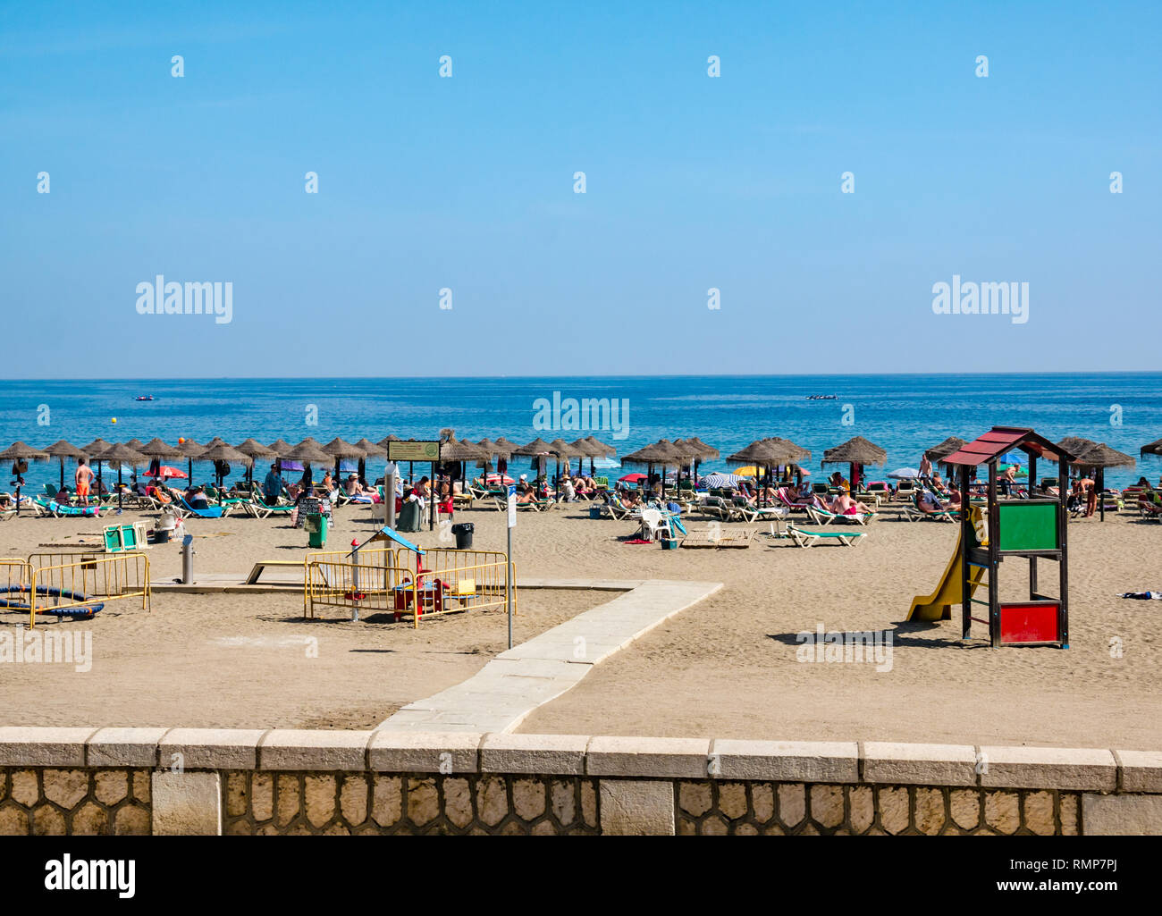 Malaga beach hi-res stock photography and images - Alamy