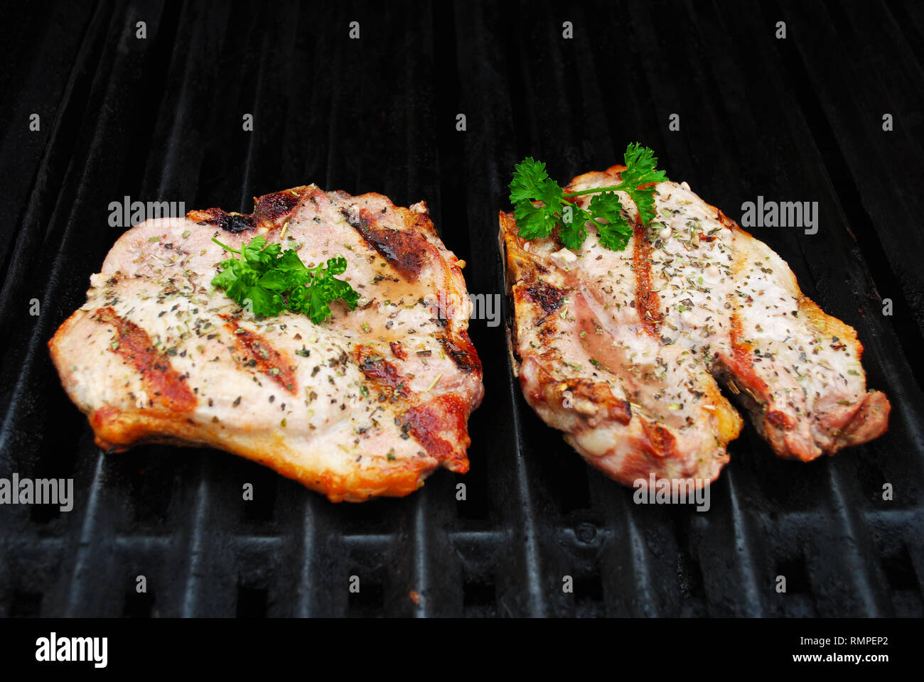 Prepared pork chop cooked hi-res stock photography and images - Alamy