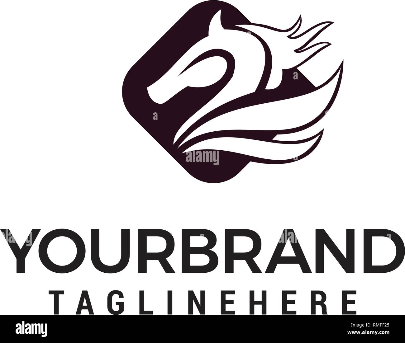 Horse head drawing Stock Vector Images - Alamy