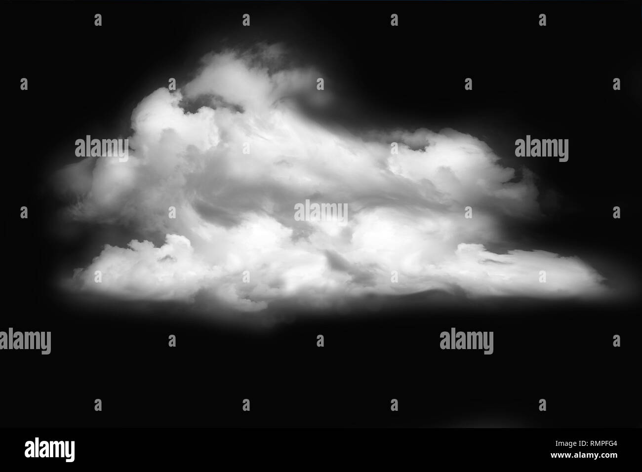 texture, background, pattern. Clouds in the sky. white color on black ...